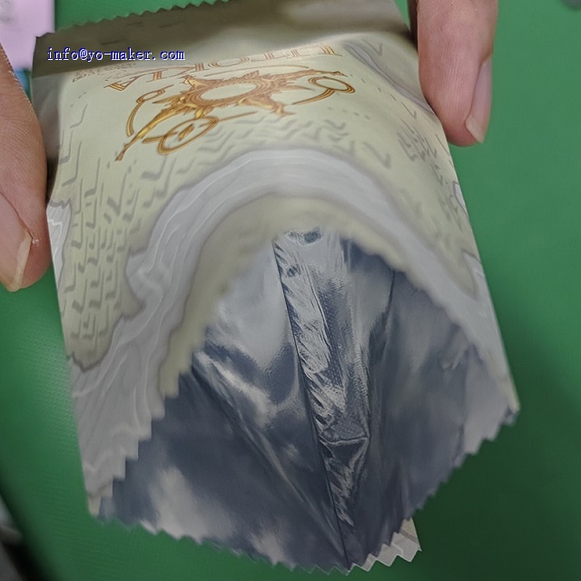 Custom booster pack foil bag for 10 trading cards