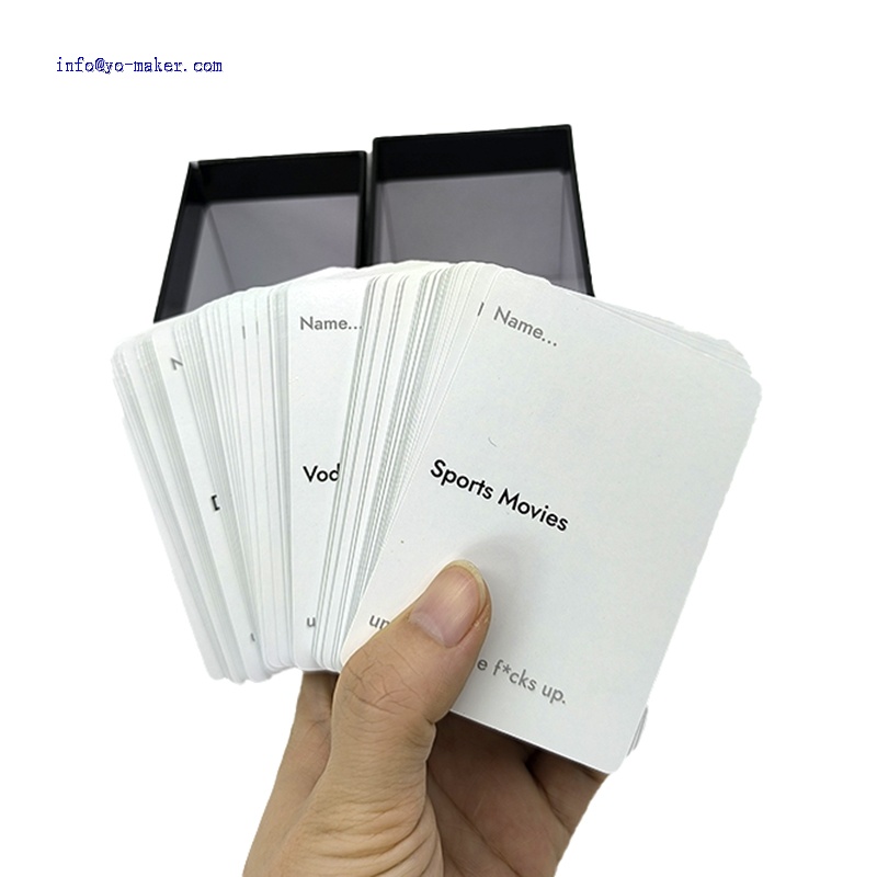 OEM Custom Printing Service high quality cardboard box flash cards ...