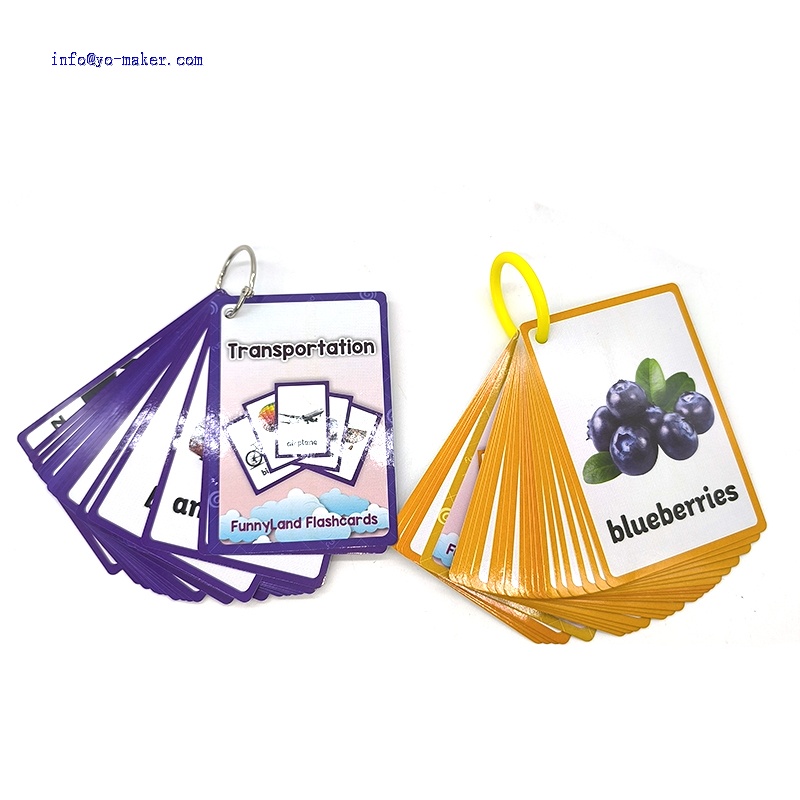 OEM Custom Printing Service high quality cardboard box flash cards ...