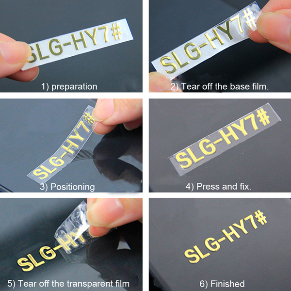 Custom UV Crystal Label Sticker