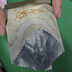 Custom booster pack foil bag for 10 trading cards